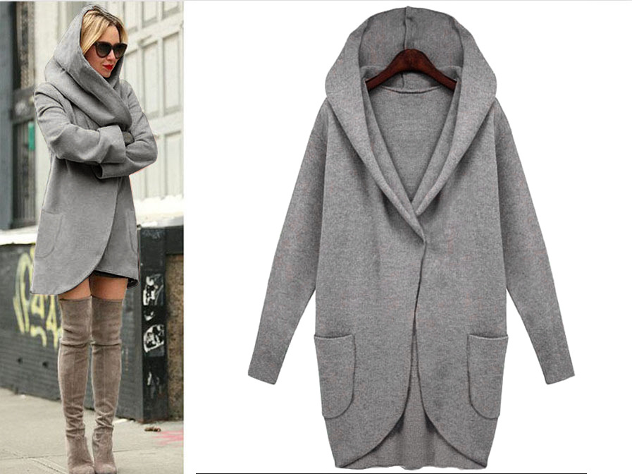 Long Sleeve Fashion Loose Cloth Coat on Luulla
